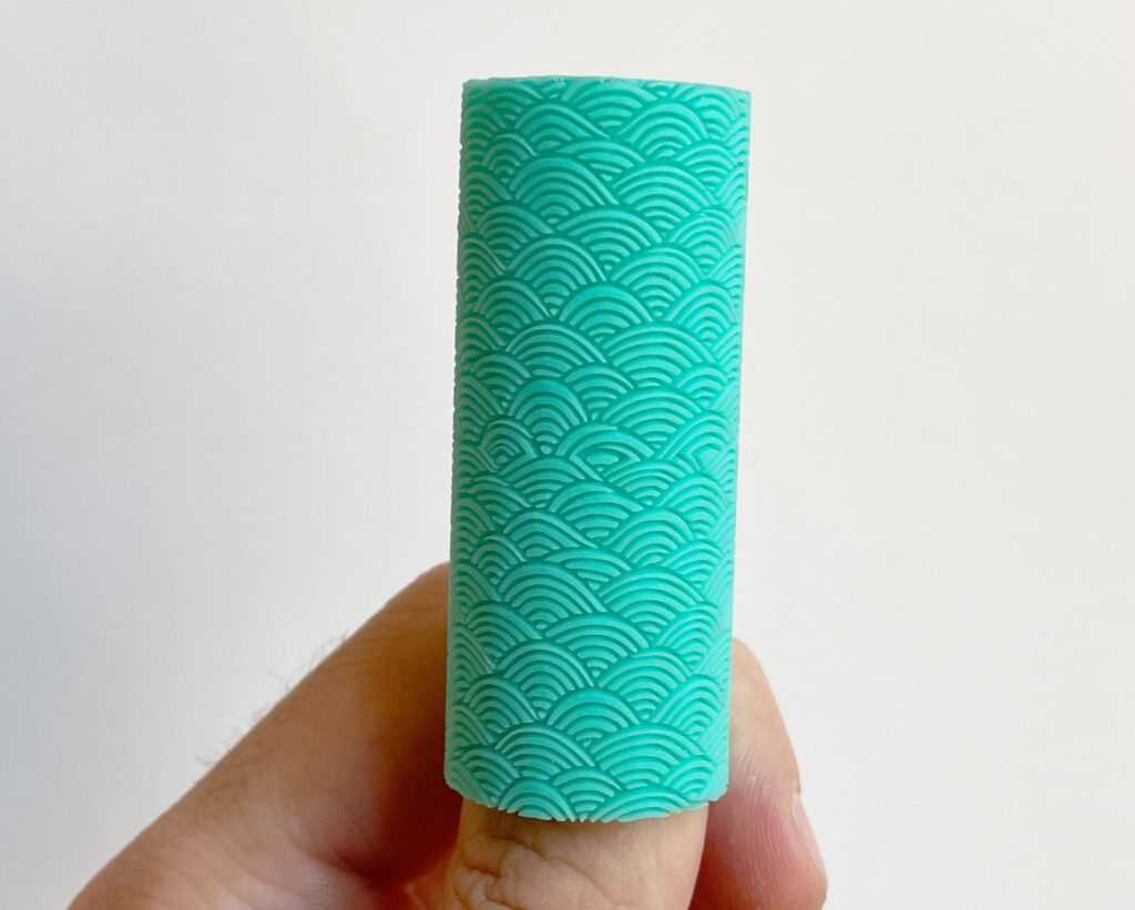 Polymer Clay Japanese Waves Texture Roller - QTcutters