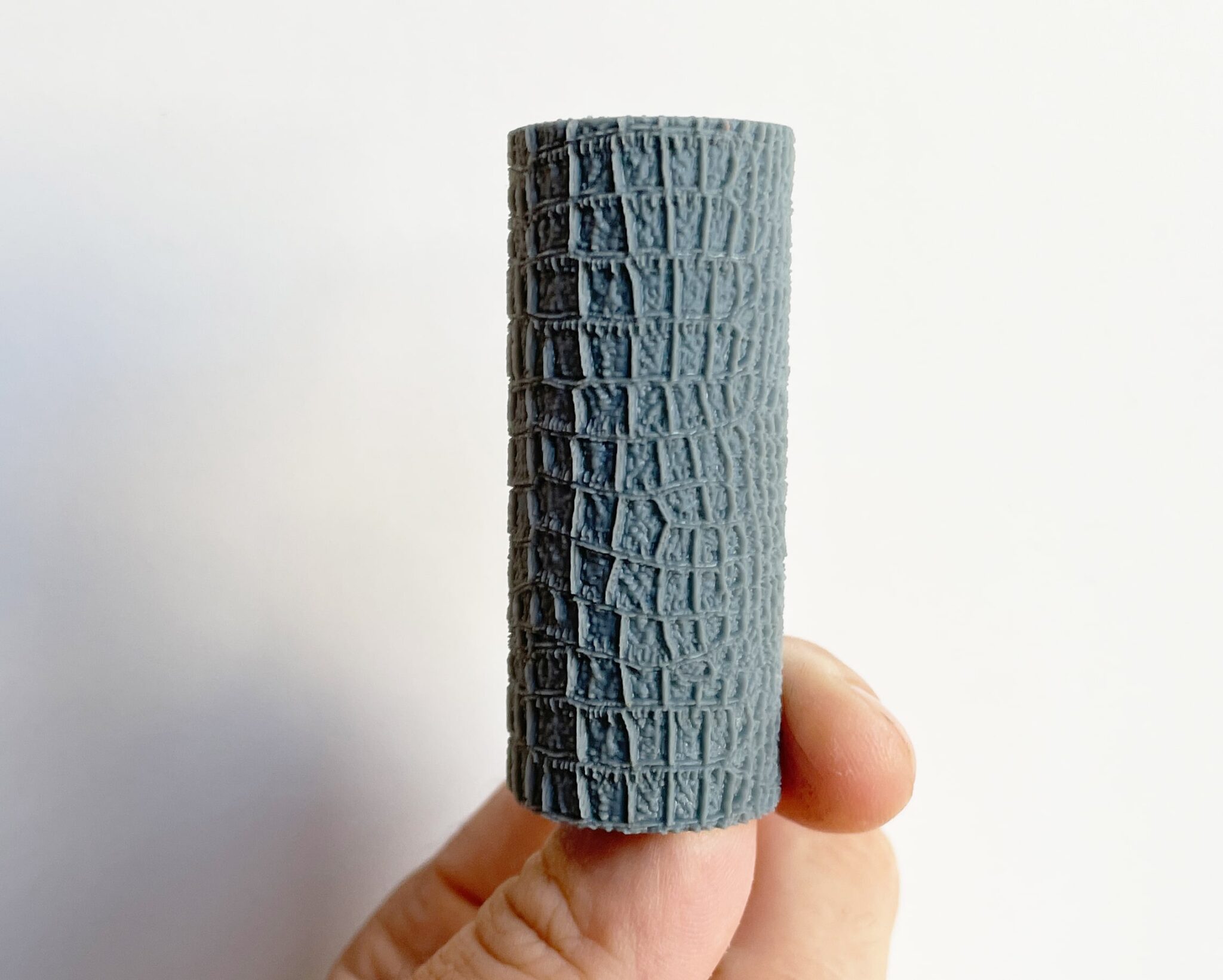 Polymer Clay Crocodile Leather Texture Roller - QTcutters