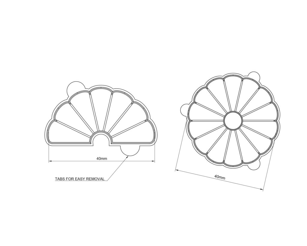 Polymer Clay Daisy Cutter Set - QTcutters