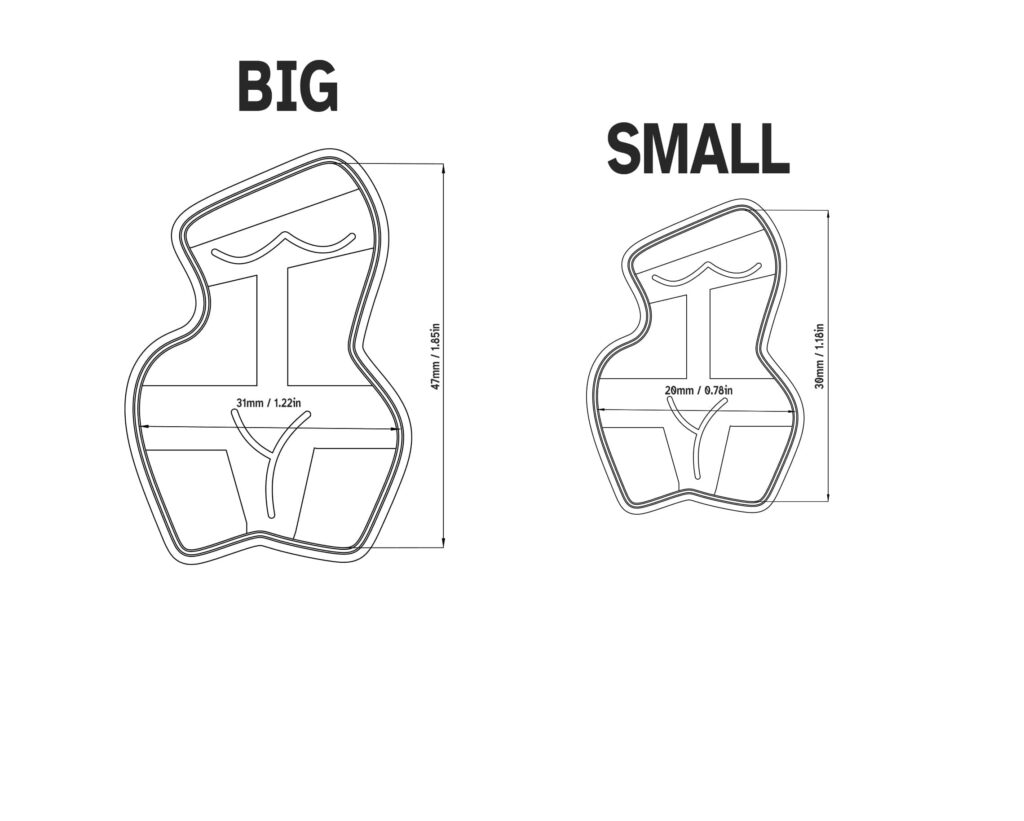 Polymer Clay Female Body Cutter - QTcutters